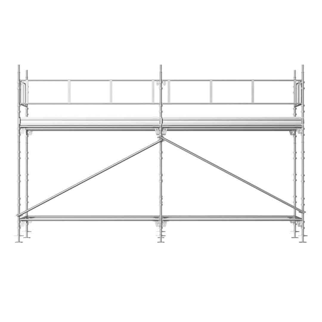 Universal stillas 3x6 / 6x4m stål haki.no